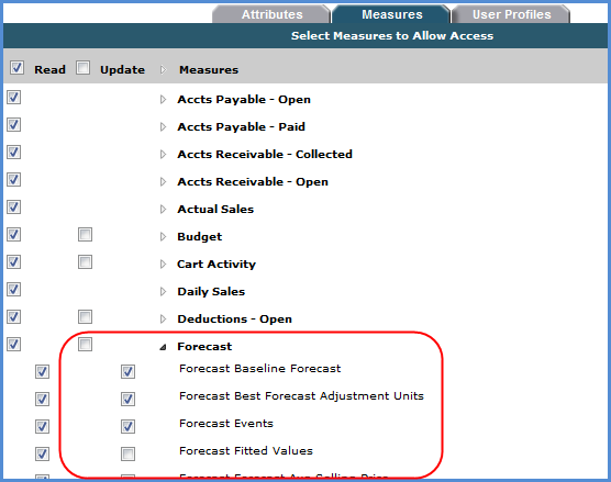 Help -- Why is an Update Checkbox Disabled for a Role's Category?